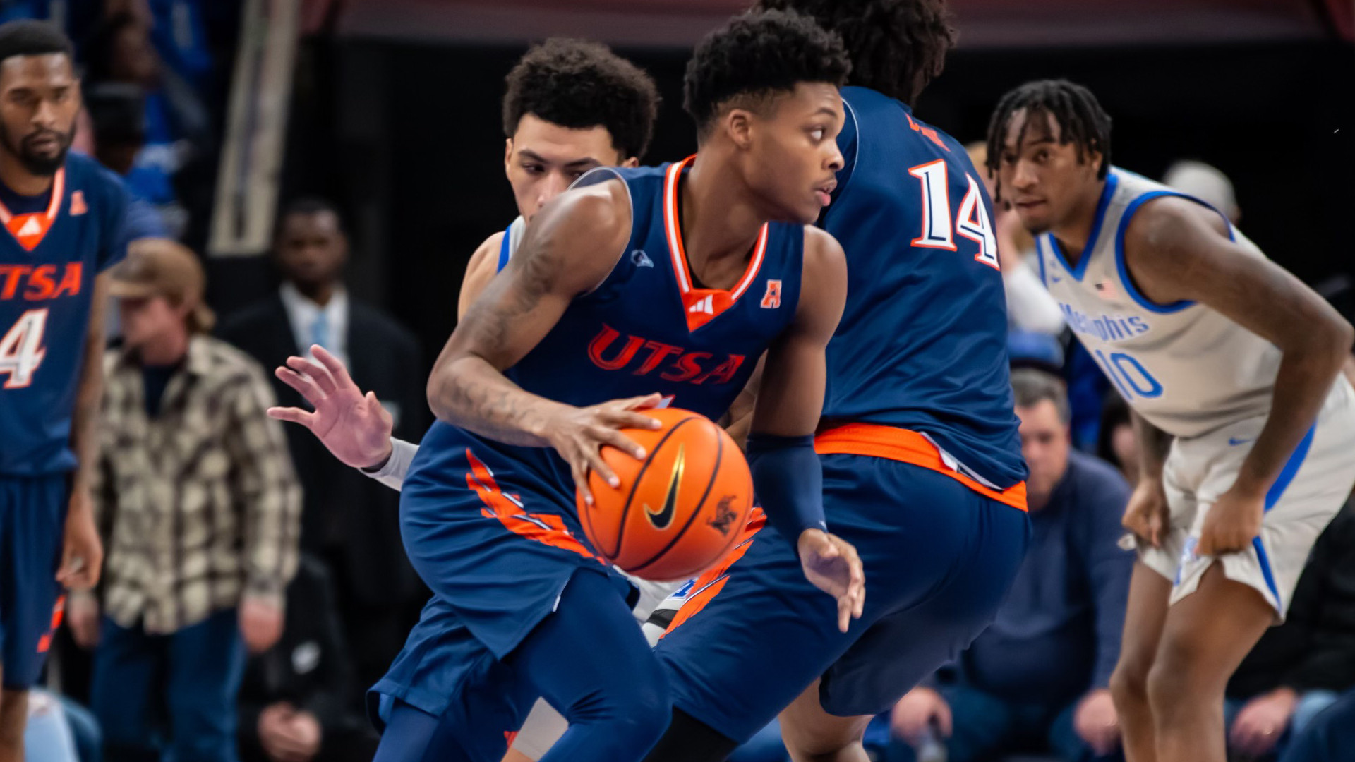 No. 13 Memphis evades UTSA upset in overtime - UTSA Athletics ...
