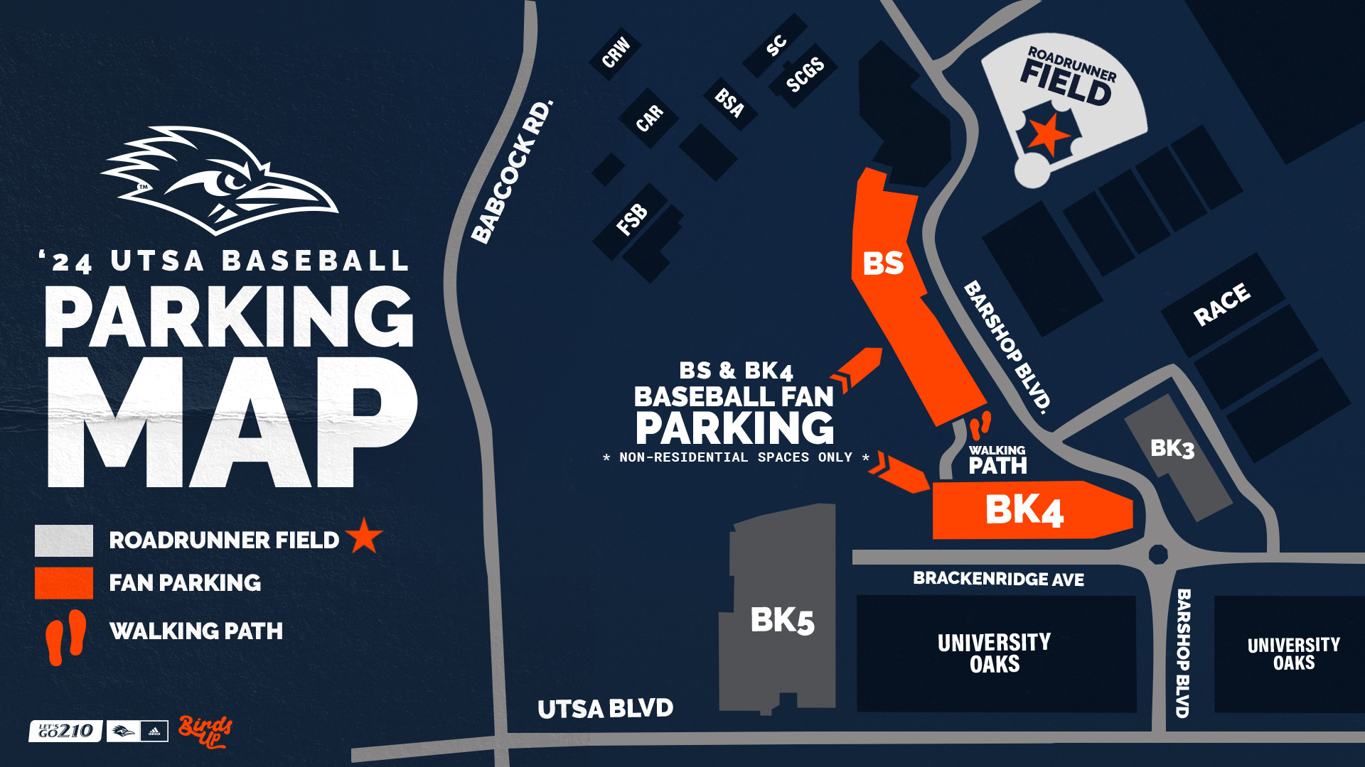 Parking Information for 2024 UTSA Baseball Season - UTSA Athletics ...