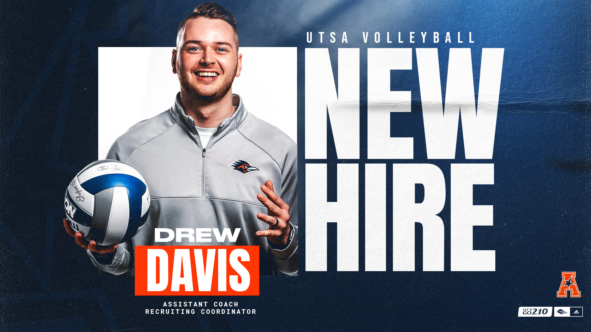 Drew Davis joins UTSA volleyball as Assistant Coach/Recruiting ...