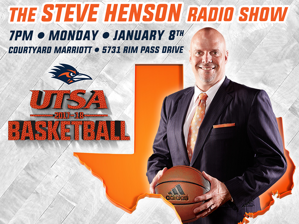 Steve Henson Radio Show tonight at 7 p.m. - UTSA Athletics - Official ...